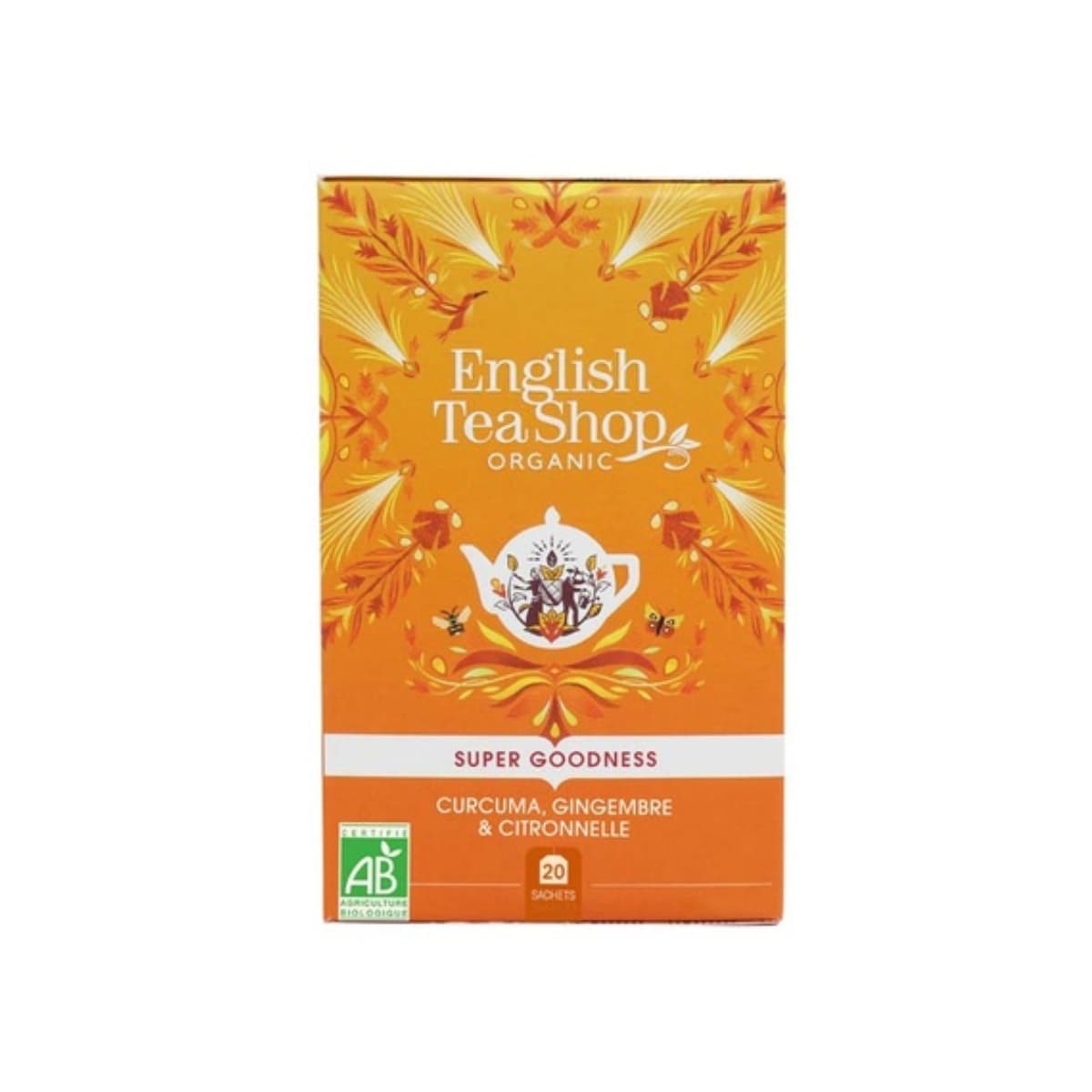 Curcuma, Gingembre & Citronnelle Bio de English Tea Shop – La Thé Box