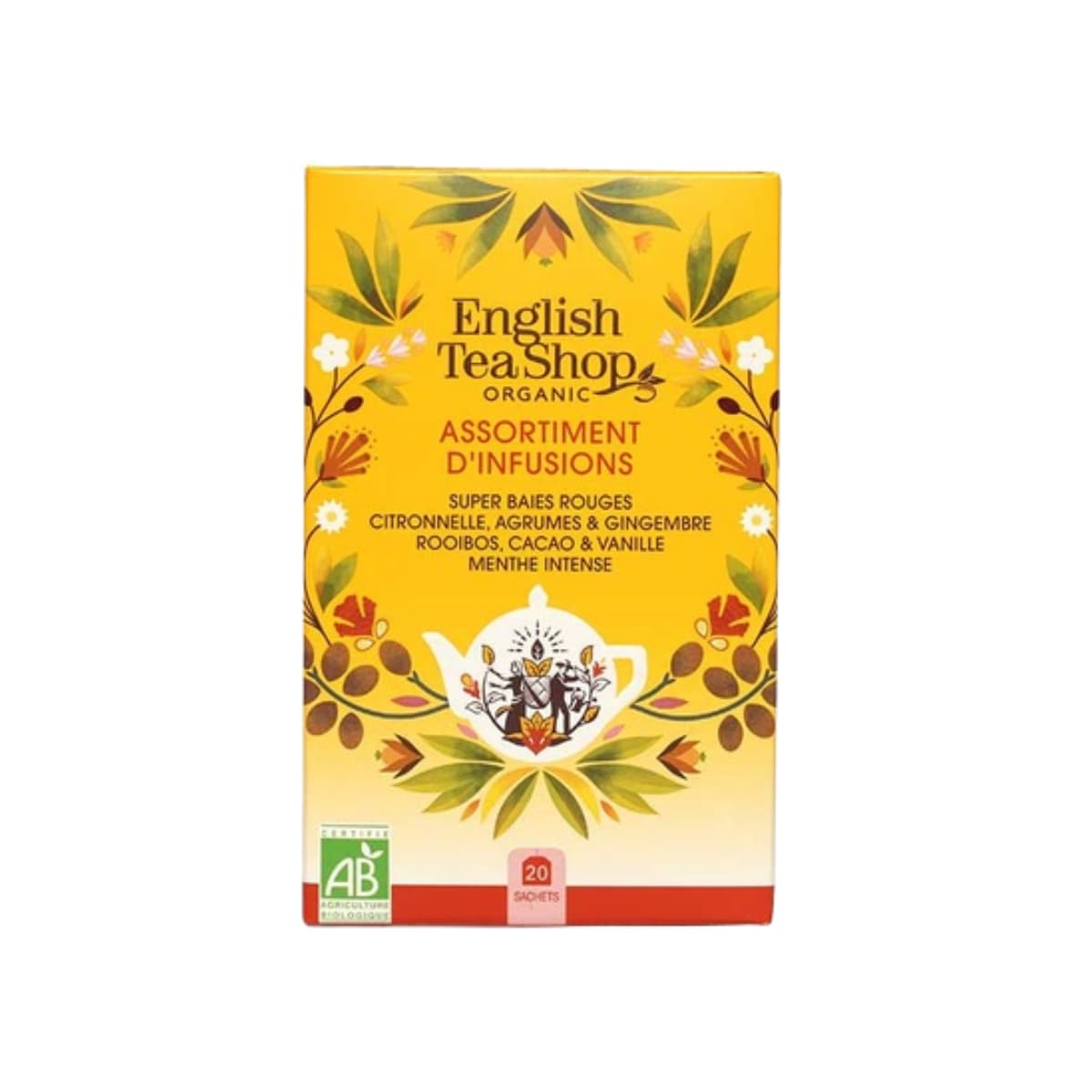 Assortiment d’infusions Bio de English Tea Shop – La Thé Box
